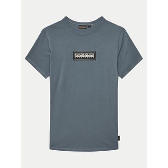 Napapijri T-Shirt Chamois NP0A4ILE D Blau Regular Fit