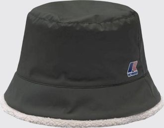K-Way Wasserdichter Nylon-Fischerhut mit Kontrastlogo