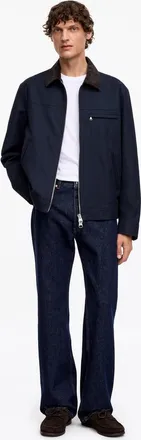 Arket Jacke Aus Baumwollcanvas -Blau