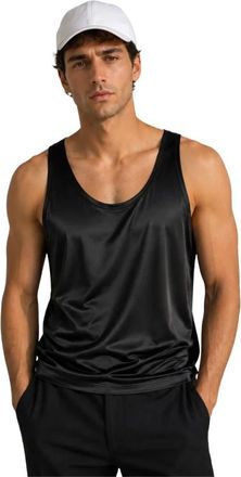 Dolce & Gabbana Homme, Sport, Noir, Taille: L Silk Tank Top