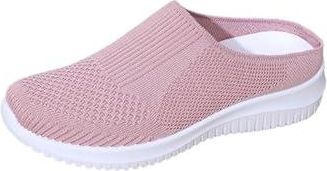 Generic Chaussures d&eacute;contract&eacute;es pour femme en maille respirante - Couleur unie - L&eacute;g&egrave;res - Talon compens&eacute; - &Eacute;l&eacute;gantes et confortables - Chaussures de sport d