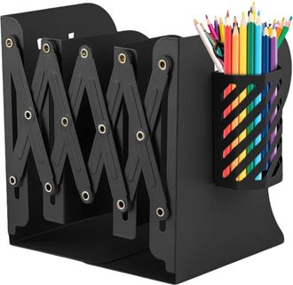 Generic Kleines B&uuml;cherregal f&uuml;r Schreibtisch, Schreibtisch-B&uuml;cherregal | Kleines B&uuml;cherregal Teleskopregal | Schreibtisch Organizer, Metall Aufbewahrungsorgan