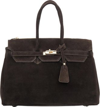 Estro & Luminara Femme, Sacs, Brun, Taille: ONE Size Satchel Handbag