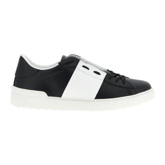 Valentino Garavani Calfskin Open Sneaker - - Shoes - Herren - Schwarzk - 43 EU