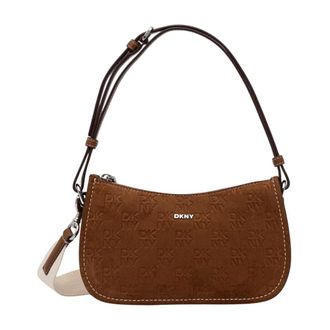 DKNY Dkny - Sac &agrave; bandouli&egrave;re Nessa - Femme - Sacs - Brun - Taille: ONE Size
