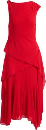 Ganni Femme, Robes, Rouge, Taille: 40 FR Combinaisons