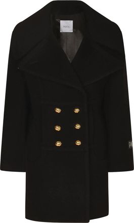 Patou Manteau Au Genou - Noir