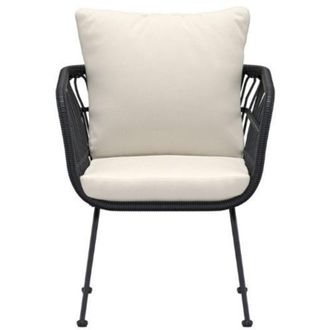 ebuy24 Isola Gartenstuhl schwarz