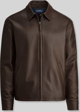 Polo Ralph Lauren Regular Fit Lederjacke aus echtem Leder