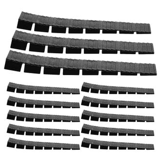 NUOBESTY 50 St&uuml;ck Verstellbare M&ouml;bel Nivellierf&uuml;&szlig;e aus Robustem Hartplastik rutschfeste Schrank und Tischbeine f&uuml;r Unebene B&ouml;den M&ouml;belkeile f&uuml;r Zuhause und B&uuml;r