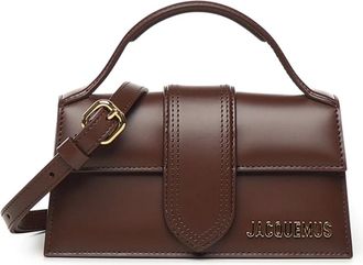 Jacquemus Femme, Sacs, Brun, Taille: ONE Size Sac bandouli&egrave;re en cuir marron