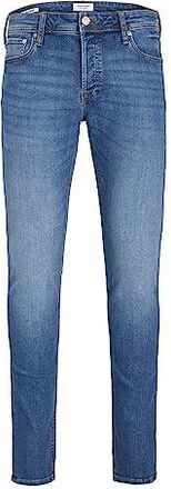 Jack & Jones JJIGLENN JJORIGINAL AM 814 NOOS Jean slim fit pour homme, Medium Blue Stone1, 36W x 32L