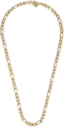 Fossil Herren-Edelstahl oder Halbedelsteine-Halskette mit Karabinerverschluss, Austerngold