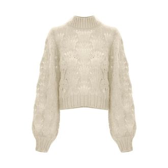 Kocca Marvinna Strick - - Knitwear - Damen - Wei&szlig; - M