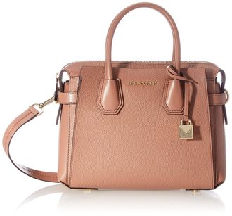 Michael Kors Womens Mercer Handtasche, Dark Fawn, Small