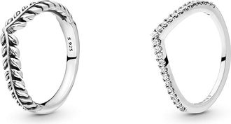 Pandora Pandora Damen-Motivring 925 Sterlingsilber mit Ringgröße 52 (16.6) 197681-52 & Damen-Ringe 925 Sterlingsilber mit - Ringgröße 52 (16.6) 196316CZ-52