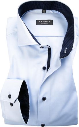 Eterna Herren Hemden blau Comfort Fit