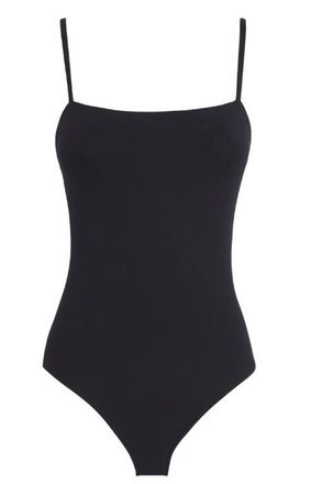 Eres Square-Neck Aquarelle Swimsuit Size M