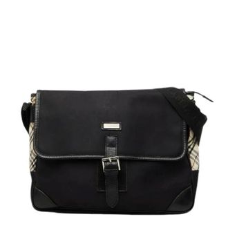 Burberry Sac bandouli&egrave;re en nylon Black Label Pre-owned - Femme - Pre-owned - Noir - Taille: ONE Size