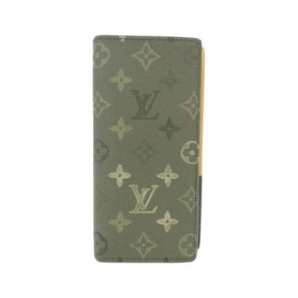 Louis Vuitton Pre-owned Canvas portemonnaies - - Pre-owned - Herren - Gr&uuml;n - ONE SIZE