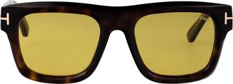 Tom Ford Homme, Accessoires, Brun, Taille: 53 MM Lunettes de soleil carr&eacute;es Icon