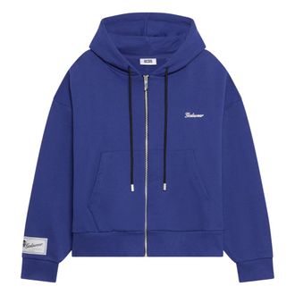 GCDS Zip-through Hoodie - - Sweatshirts & Hoodies - Herren - Blau - S/M