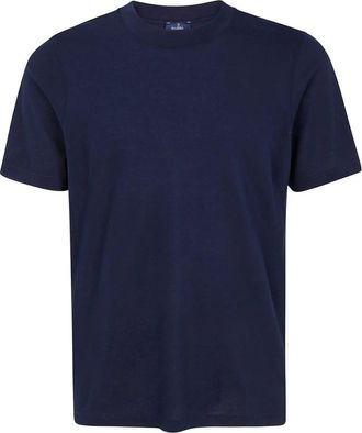 Barba Homme, Tops, Bleu, Taille: 2XL T-shirt bleu pour hommes