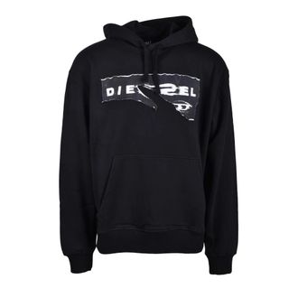 Diesel Baumwollstrickpullover - - Sweatshirts & Hoodies - Herren - Schwarzk - M