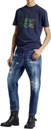 Dsquared2 Homme, Jeans, Bleu, Taille: M Bro Loose-fit Jeans