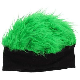 Supvox Bonnet Chaud dHiver Unisexe en Laine Tricot&eacute;e &Eacute;paisse Chapeau Lavable Noir et Vert Accessoire dHiver pour Randonn&eacute;e Ski et Activit&eacute;s Outdoor