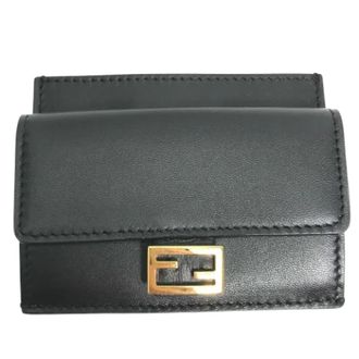 Fendi Pre-owned Leder Portemonnaies - - Pre-owned - Damen - Schwarzk - ONE SIZE