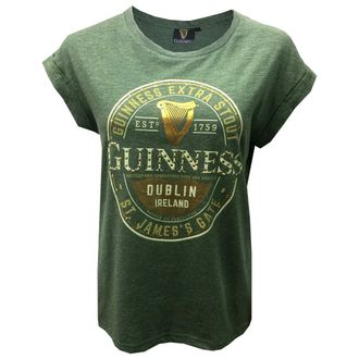 Guinness Damen G4183 T-Shirt, grün, X-Large