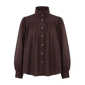 Antik Batik Angeli Bluse - - Blouses & Shirts - Damen - Braun - S