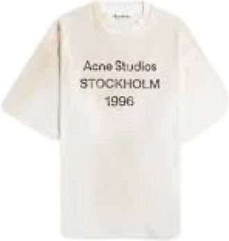Acne Studios Homme, Tops, Multicolore, Taille: S T-shirt d&eacute;contract&eacute; en coton