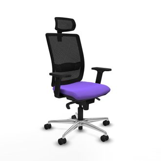 Piqueras y Crespo Haches &Uuml;berwachungsstuhl mit 2D-Armlehnen, h&ouml;henverstellbare Lendenwirbelst&uuml;tze und h&ouml;henverstellbares Kopfteil und Neigungsverstellung, mit 5 Positio