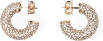 Amina Muaddi Cameron Hoop Earrings