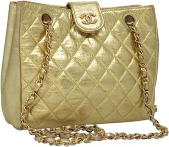 Chanel Sac bandouli&egrave;re Vintage en nylon Pre-owned - Femme - Pre-owned - Jaune - Taille: ONE Size