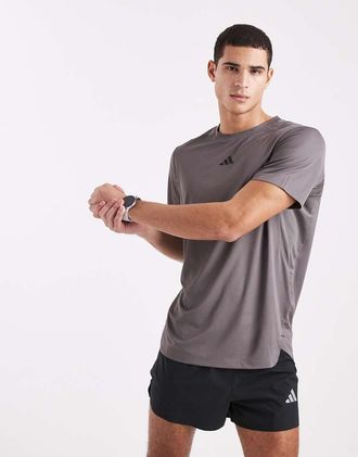 adidas adidas Performance - D4T Primelift - T-shirt &agrave; logo 3 bandes - Anthracite-Gris