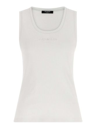 Balmain Top - Blanc