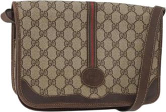 Gucci Sac bandouli&egrave;re vintage Pre-owned - Femme - Pre-owned - Beige - Taille: ONE Size