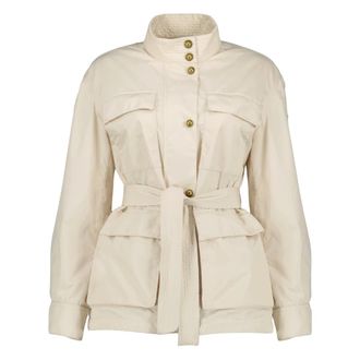 Moncler Maitake G&uuml;rteljake - - Jackets - Damen - Beige - L