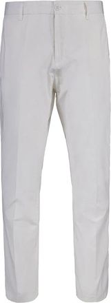 Bomboogie Homme, Pantalons, Blanc, Taille: W33 Pantalon chino slim en coton