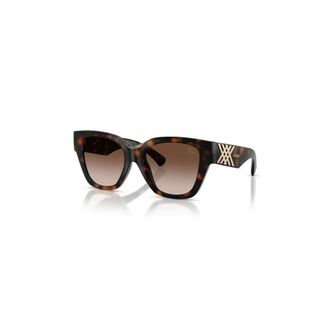 Burberry Lunettes de soleil carr&eacute;es Be4489U - Femme - Accessoires - Brun - Taille: 53 MM