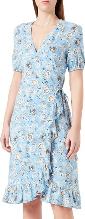 Part Two Part Two Damen Clairepw Dr Dress Feminine Silhouette Kleid, Dusk Blue Ornament Flower, 34