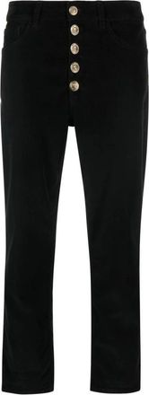 Dondup Femme, Pantalons, Noir, Taille: W30 Koons Cropped Pantalons