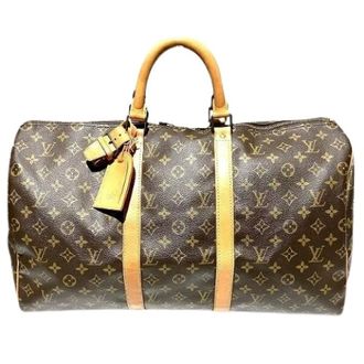 Louis Vuitton unisex, Pre-owned, Brun, Taille: ONE Size Sac Week-end en Toile Pre-owned