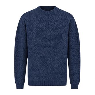 Daniele Fiesoli Paricollo Rundhals Strickware - - Knitwear - Herren - Blau - M