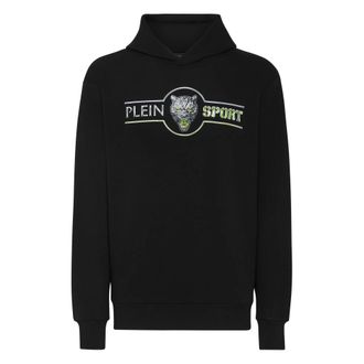 Plein Sport Homme, Sweatshirts et sweats &agrave; capuche, Noir, Taille: M Sweat &agrave; capuche SweaT-shirt Chrome Scratch Edition