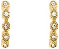 Fossil boucles doreilles en acier inoxydable doré avec fermoir cerceau pour femmes