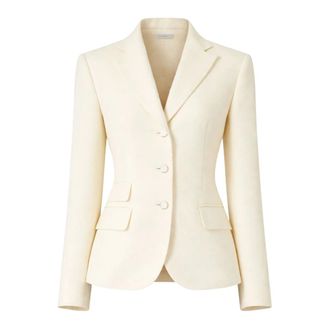 Max Mara Femme, Vestes, Blanc, Taille: 38 FR Mstemiro Jacket